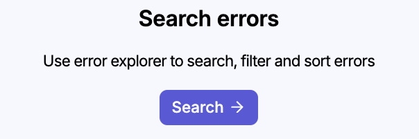 How to use the Error Explorer (Apps) – Contentsquare Help Center | Documentation & Support