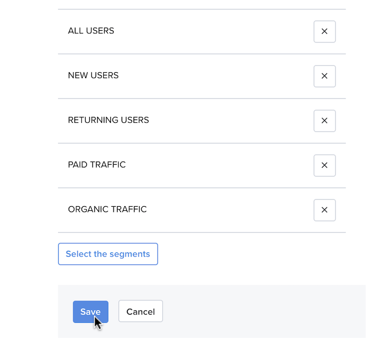 How to edit an integration, add segments, or delete – Contentsquare Help Center | Documentation ...