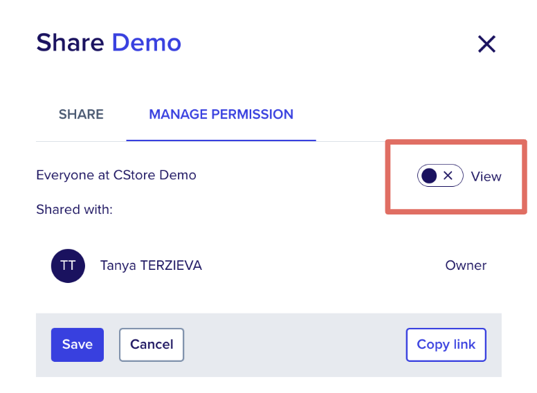 Experience Analytics Mobile - Sharing a dashboard – Contentsquare Help Center | Documentation ...