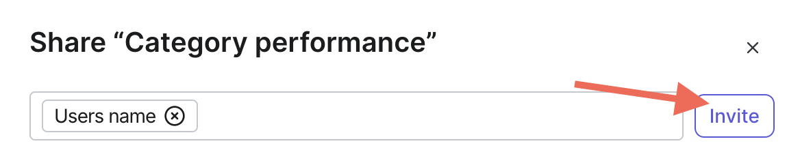 Share a dashboard – Contentsquare Help Center | Documentation & Support