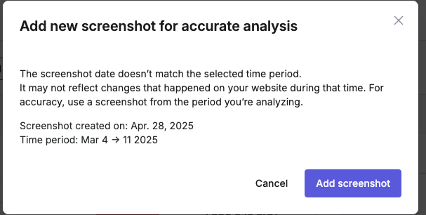 Screenshots and the Screenshots Library in Zoning Analysis – Contentsquare Help Center ...