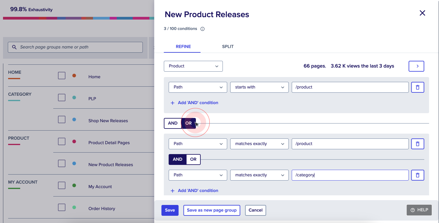 Mapping conditions quick guide – Contentsquare Help Center | Documentation & Support