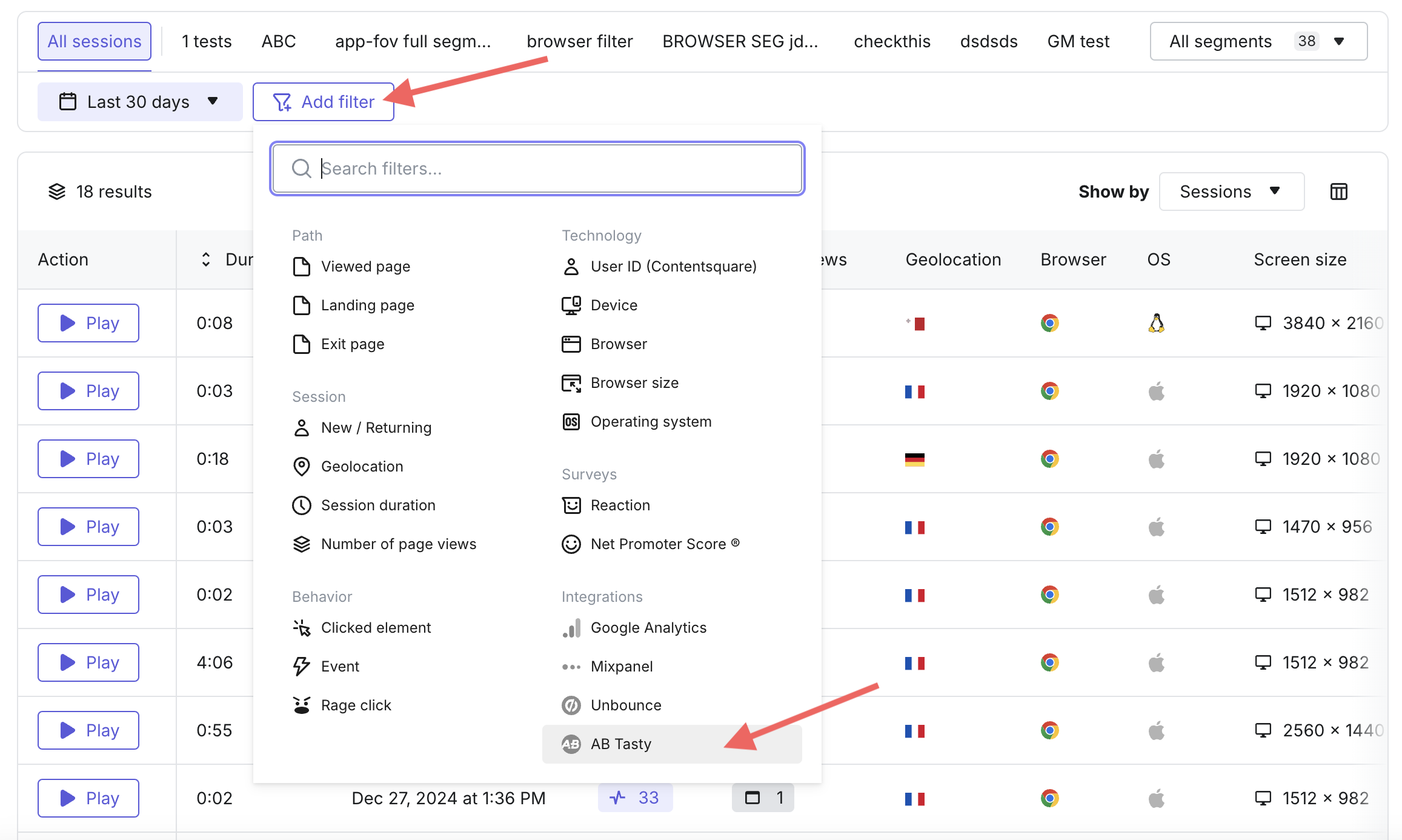 AB Tasty (Growth) – Contentsquare Help Center | Documentation & Support