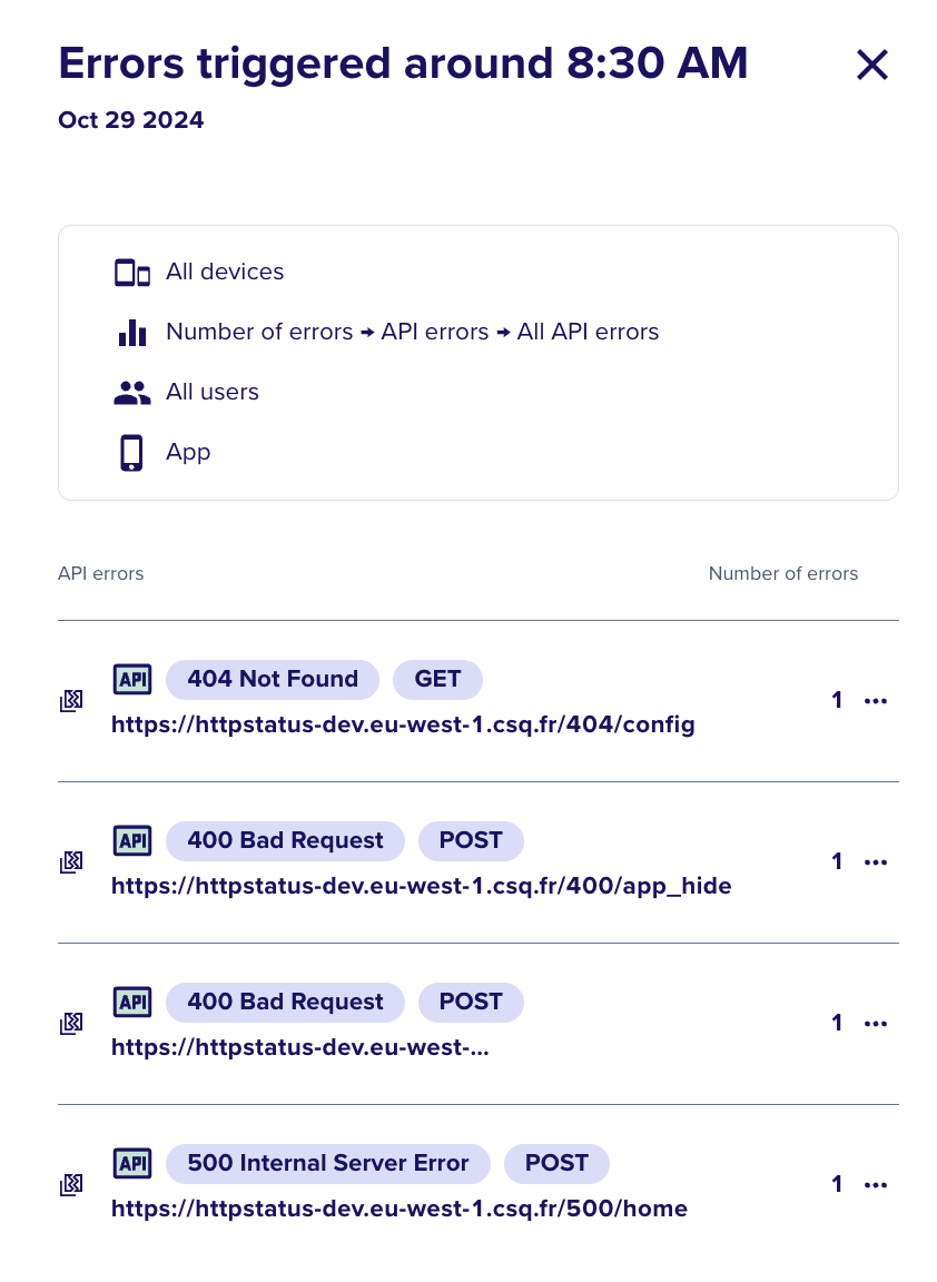 How to monitor errors with real time dashboards (Apps) – Contentsquare ...