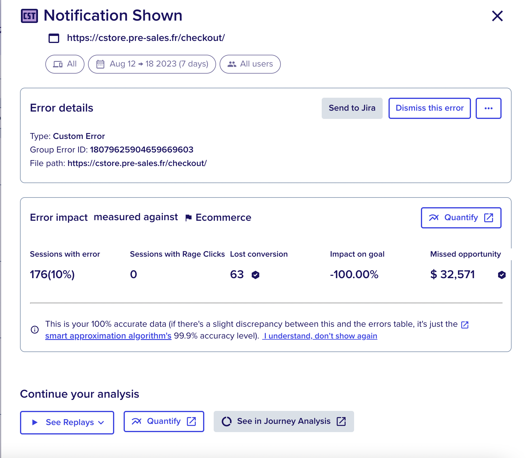 How to analyze site performance through an APM – Contentsquare Help ...