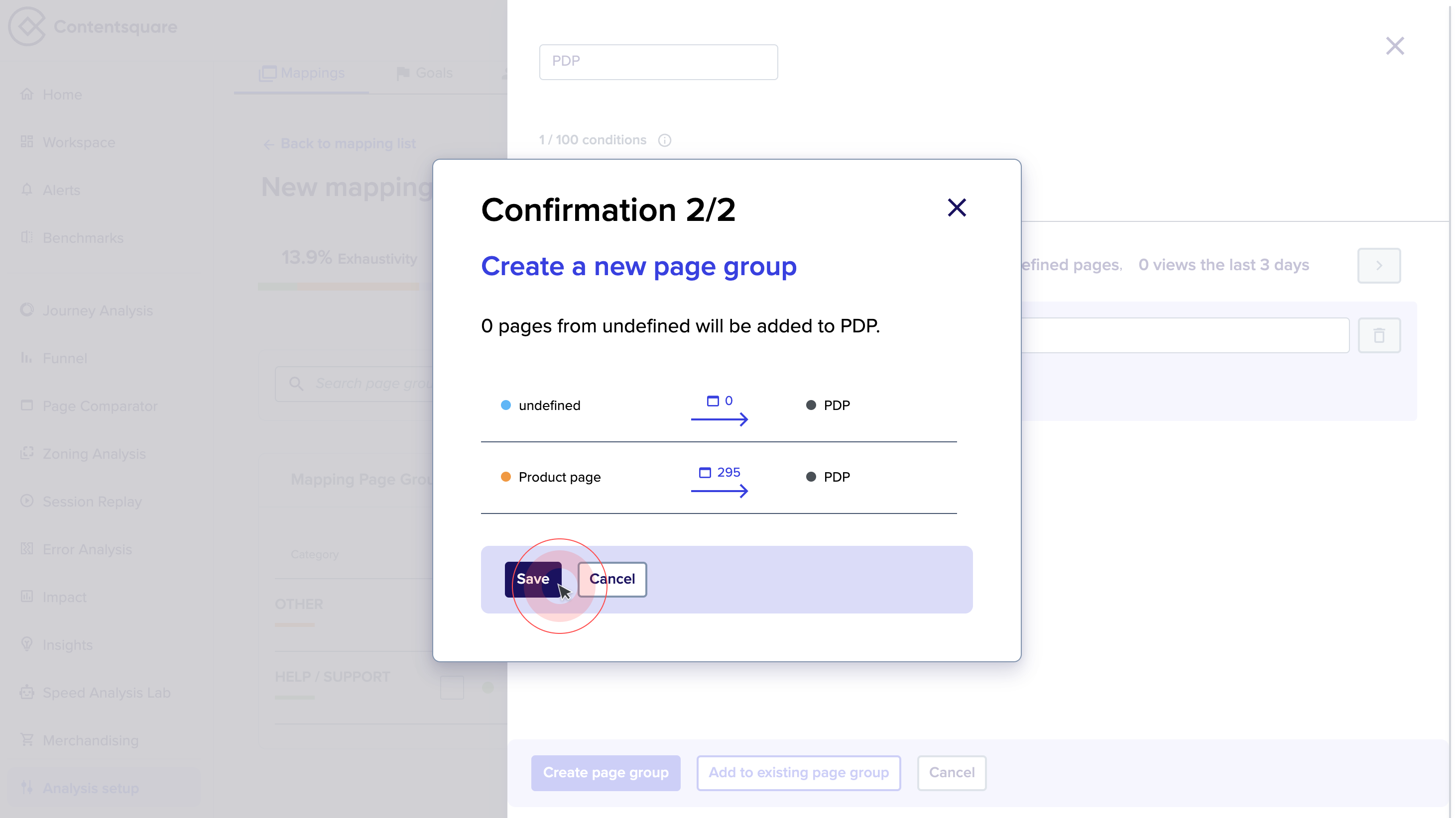 How to create and edit a mapping – Contentsquare Help Center | Documentation & Support