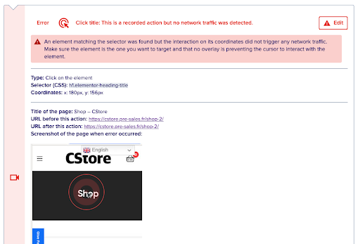 Scenarios - improved interactions with more realistic clicks – Contentsquare Help Center ...