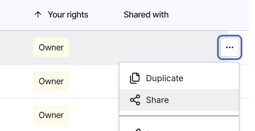 Share a dashboard – Contentsquare Help Center | Documentation & Support