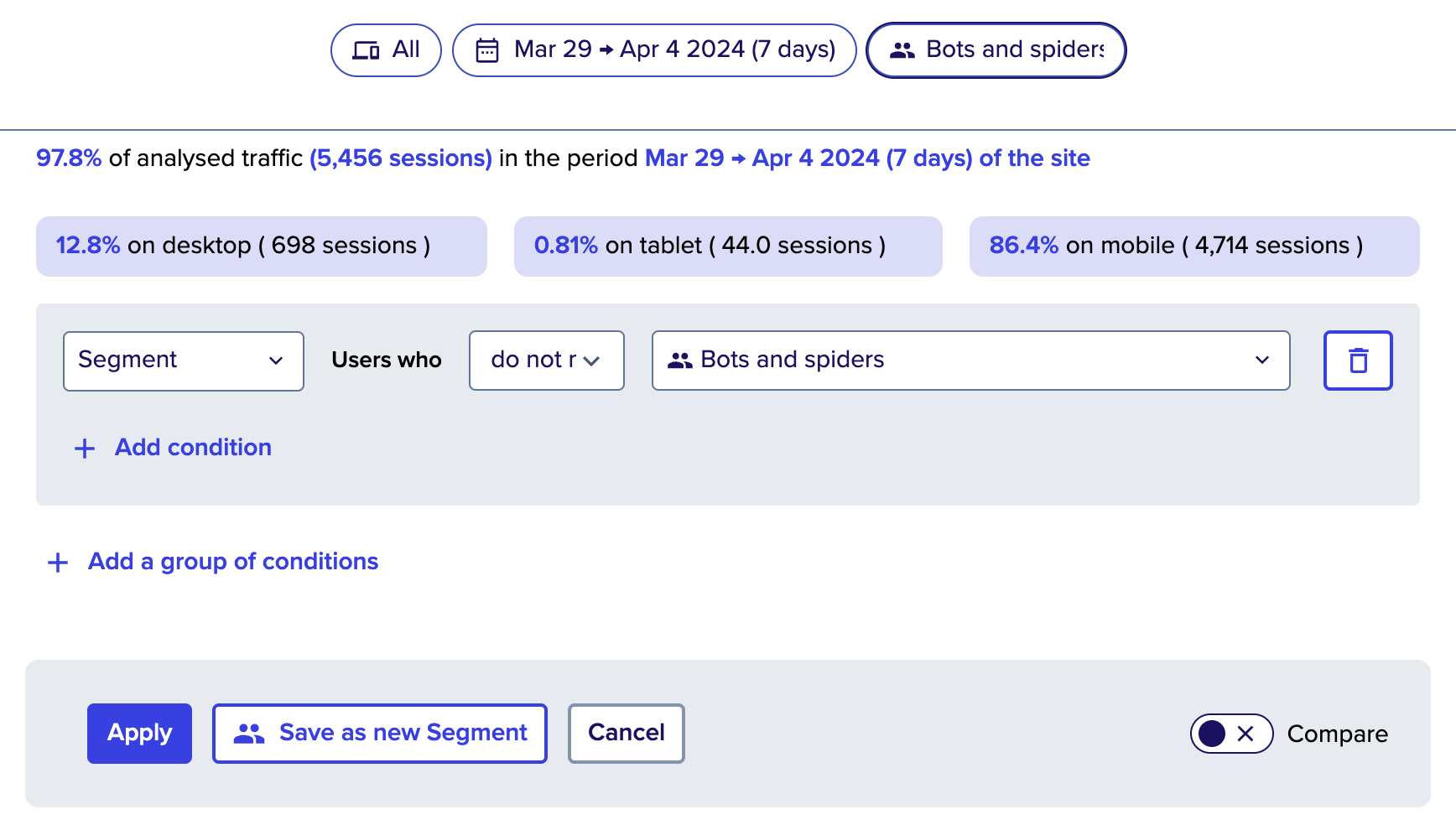 How to exclude bot and spider traffic – Contentsquare Help Center | Documentation & Support