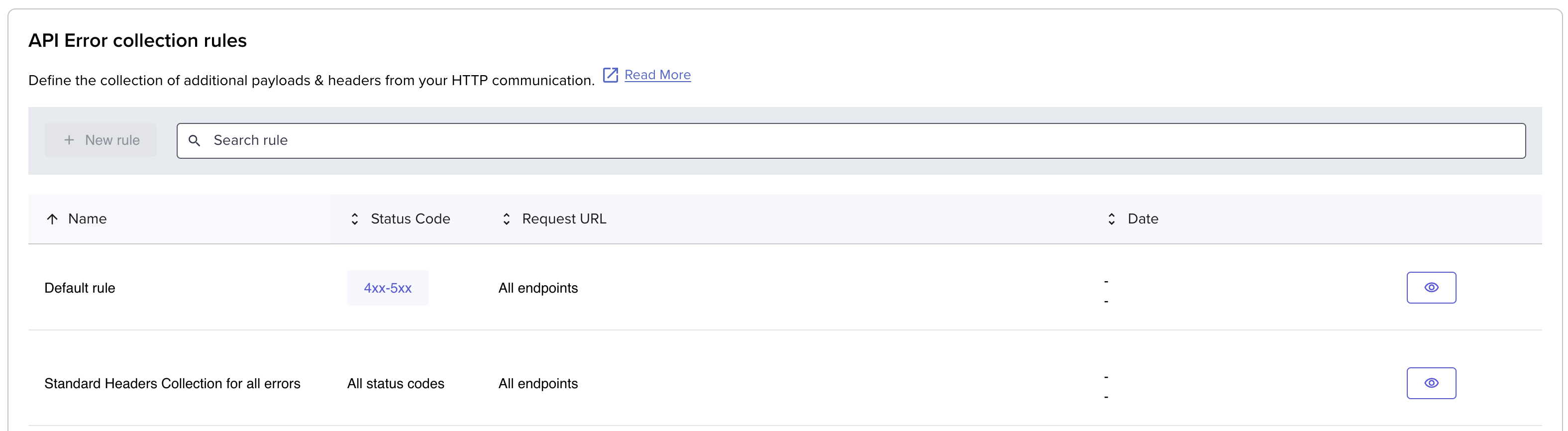How to configure API error collection rules – Contentsquare Help Center ...