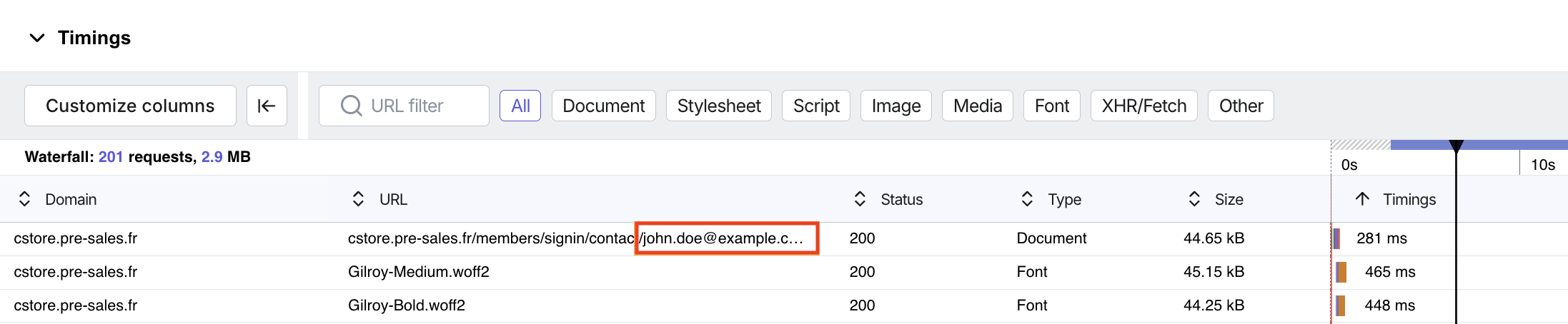 Personal data in Network requests – Contentsquare Help Center ...