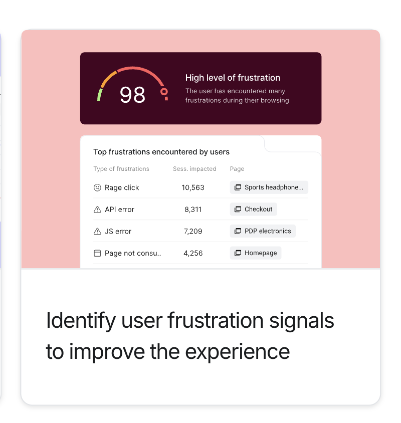 How to monitor Frustration Score in Dashboards – Contentsquare Help ...