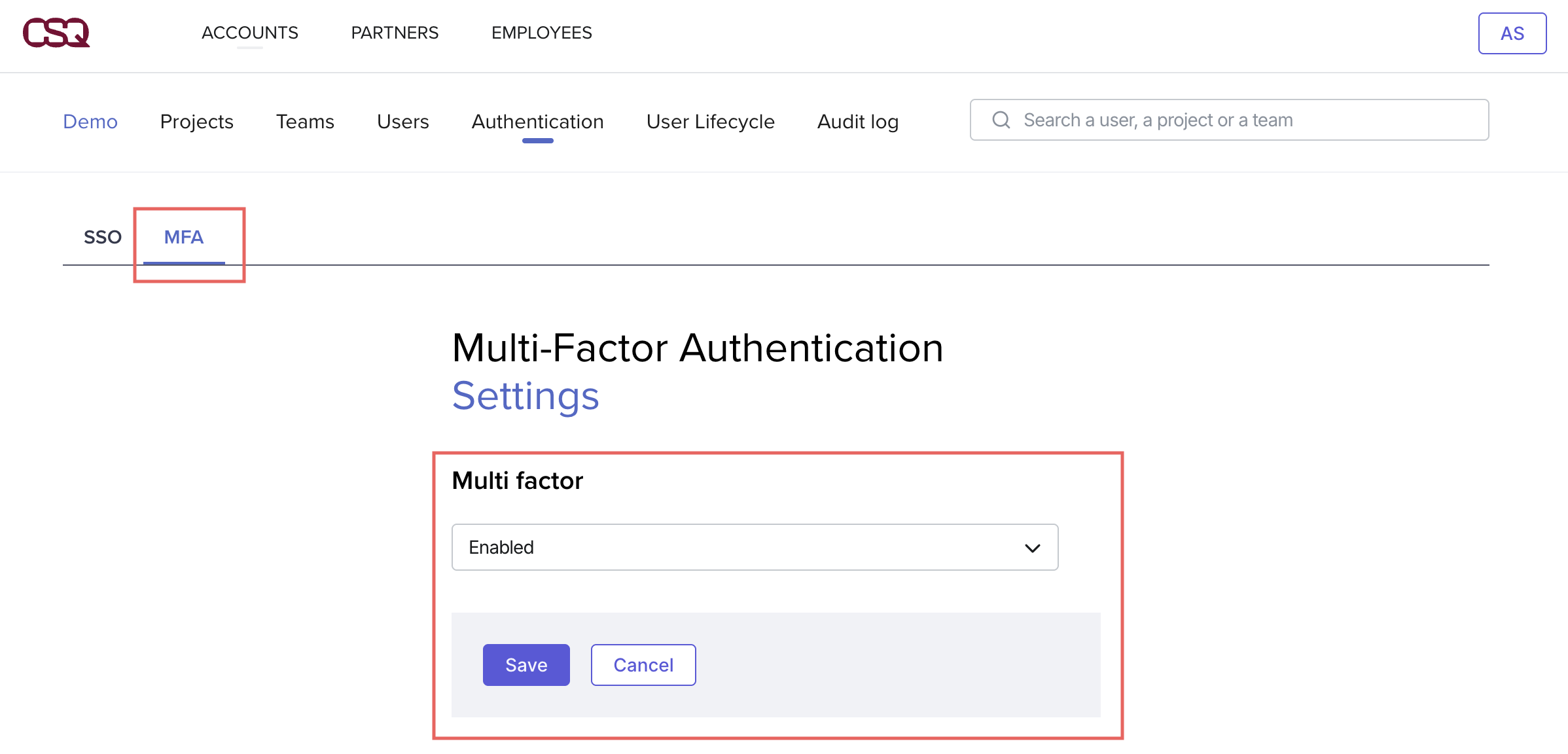 Multi-Factor Authentication (MFA) – Contentsquare Help Center | Documentation & Support