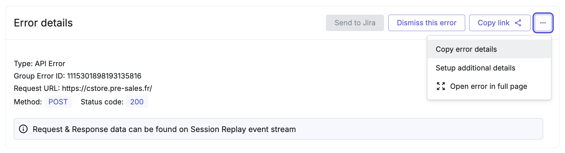 How to analyze and share error information – Contentsquare Help Center ...